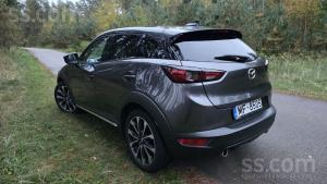 Pelēks Mazda CX-3 2018 Rīga, ar dzinēja tilpumu 2.00 L un nobraukumu 89 tūkst. km par 17100 €, foto 5 vietnē AUTOMOTO.COM.LV