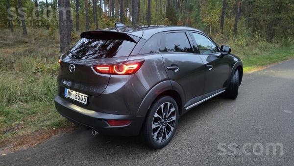 Pelēks Mazda CX-3 2018 Rīga, ar dzinēja tilpumu 2.00 L un nobraukumu 89 tūkst. km par 17100 €, foto 8 vietnē AUTOMOTO.COM.LV