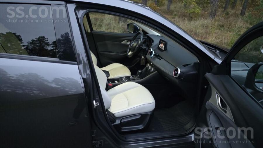 Pelēks Mazda CX-3 2018 Rīga, ar dzinēja tilpumu 2.00 L un nobraukumu 89 tūkst. km par 17100 €, foto 15 vietnē AUTOMOTO.COM.LV