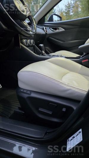 Pelēks Mazda CX-3 2018 Rīga, ar dzinēja tilpumu 2.00 L un nobraukumu 89 tūkst. km par 17100 €, foto 16 vietnē AUTOMOTO.COM.LV