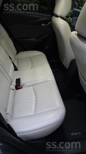 Pelēks Mazda CX-3 2018 Rīga, ar dzinēja tilpumu 2.00 L un nobraukumu 89 tūkst. km par 17100 €, foto 19 vietnē AUTOMOTO.COM.LV