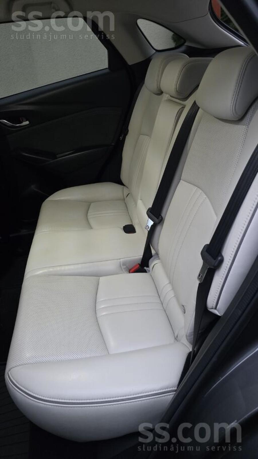 Pelēks Mazda CX-3 2018 Rīga, ar dzinēja tilpumu 2.00 L un nobraukumu 89 tūkst. km par 17100 €, foto 23 vietnē AUTOMOTO.COM.LV