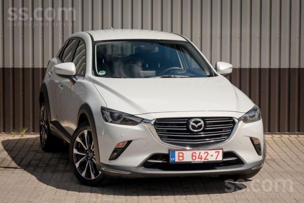 Grey Mazda CX-3 2019 in Talsi, with an engine capacity of 1.80 L and mileage of 171 thousand km for 12950 €, photo 1 on AUTOMOTO.COM.LV
