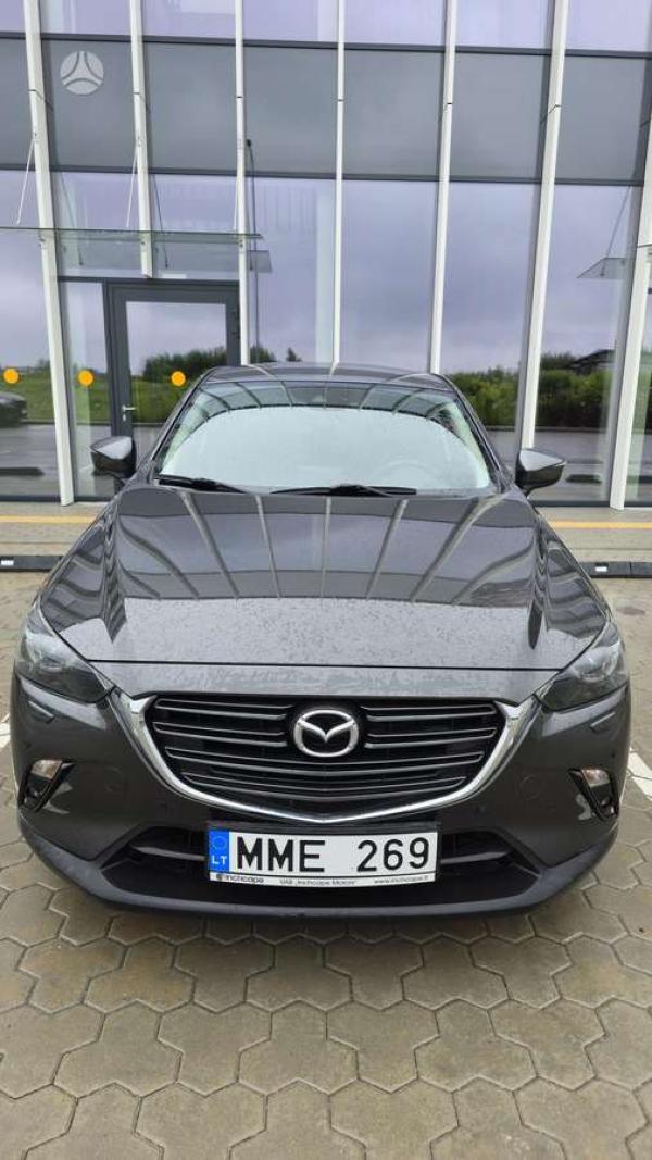 Pelēks Mazda CX-3 2019 Viļņa, ar dzinēja tilpumu 2.00 L un nobraukumu 48 tūkst. km par 15200 €, foto 7 vietnē AUTOMOTO.COM.LV