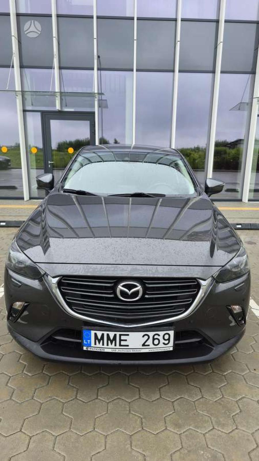 Pelēks Mazda CX-3 2019 Viļņa, ar dzinēja tilpumu 2.00 L un nobraukumu 48 tūkst. km par 15200 €, foto 8 vietnē AUTOMOTO.COM.LV