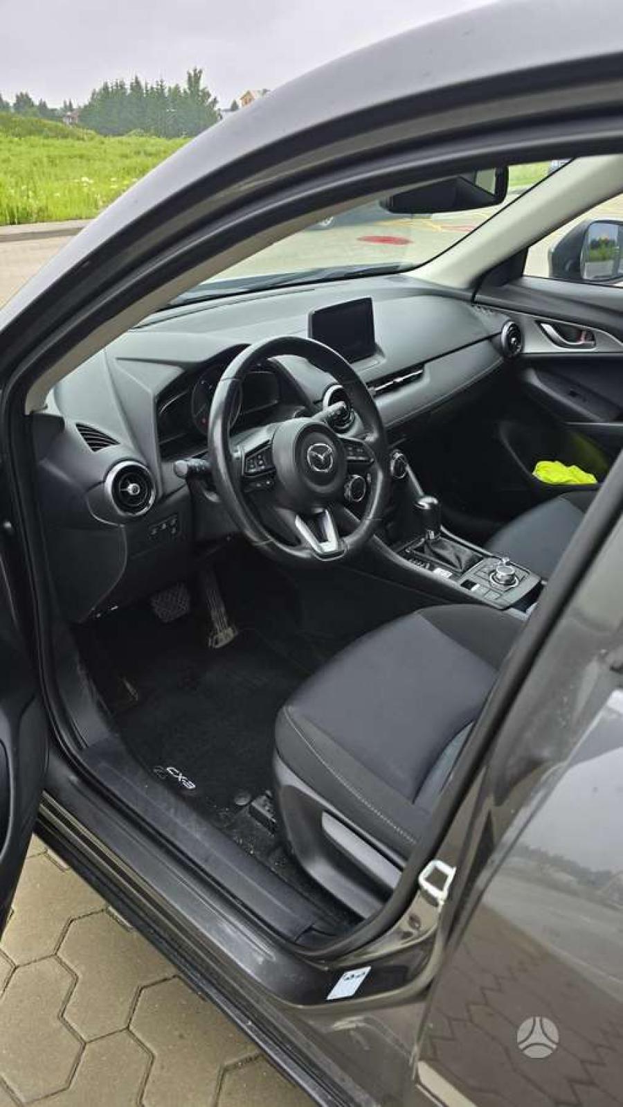 Pelēks Mazda CX-3 2019 Viļņa, ar dzinēja tilpumu 2.00 L un nobraukumu 48 tūkst. km par 15200 €, foto 11 vietnē AUTOMOTO.COM.LV