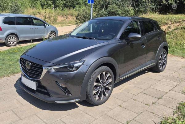 Grey Mazda CX-3 2019 in Vilnius, with an engine capacity of 2.00 L and mileage of 88 thousand km for 17000 €, photo 5 on AUTOMOTO.COM.LV