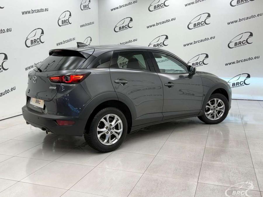 Pelēks Mazda CX-3 2019 Viļņa, ar dzinēja tilpumu 2.00 L un nobraukumu 49 tūkst. km par 15500 €, foto 4 vietnē AUTOMOTO.COM.LV