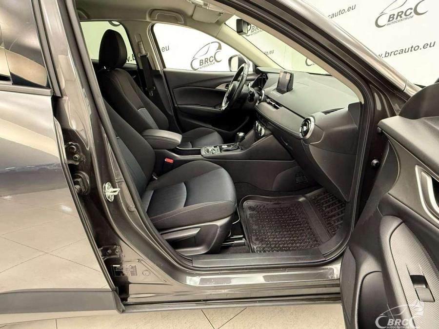 Pelēks Mazda CX-3 2019 Viļņa, ar dzinēja tilpumu 2.00 L un nobraukumu 49 tūkst. km par 15500 €, foto 12 vietnē AUTOMOTO.COM.LV