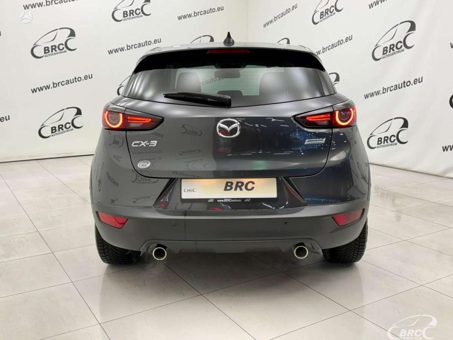 Pelēks Mazda CX-3 2019 Viļņa, ar dzinēja tilpumu 2.00 L un nobraukumu 49 tūkst. km par 15500 €, foto 22 vietnē AUTOMOTO.COM.LV