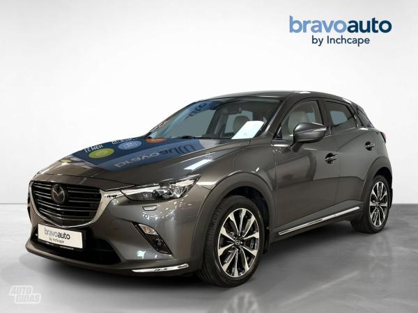 Pelēks Mazda CX-3 2021 Viļņa, ar dzinēja tilpumu 2.00 L un nobraukumu 44 tūkst. km par 20800 €, foto 1 vietnē AUTOMOTO.COM.LV