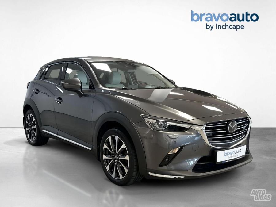 Grey Mazda CX-3 2021 in Vilnius, with an engine capacity of 2.00 L and mileage of 44 thousand km for 20800 €, photo 8 on AUTOMOTO.COM.LV