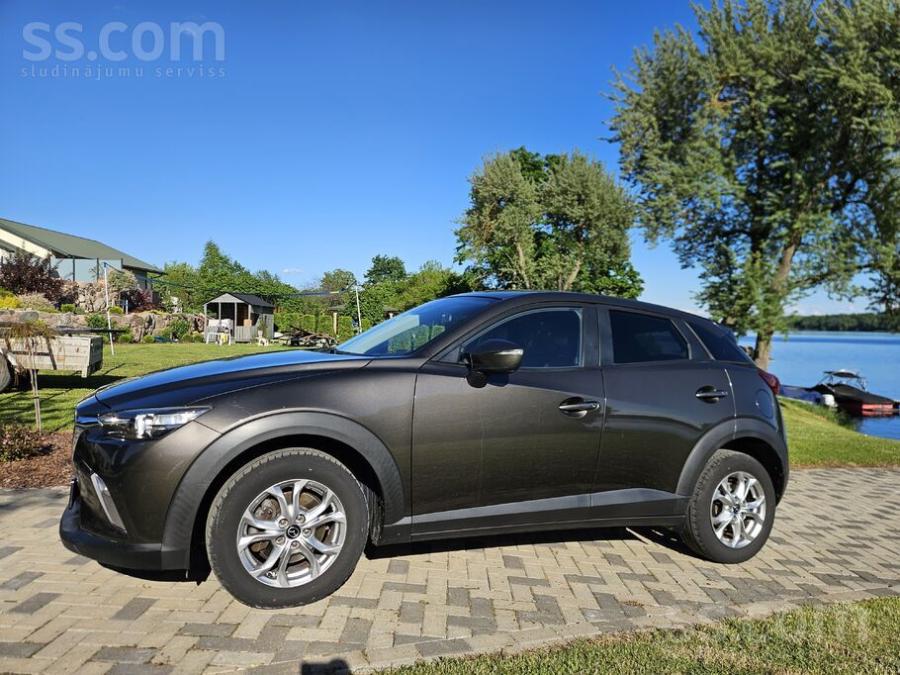 Pelēks Mazda CX-3 2016 Ogre, ar dzinēja tilpumu 1.50 L un nobraukumu 125 tūkst. km par 7250 €, foto 3 vietnē AUTOMOTO.COM.LV