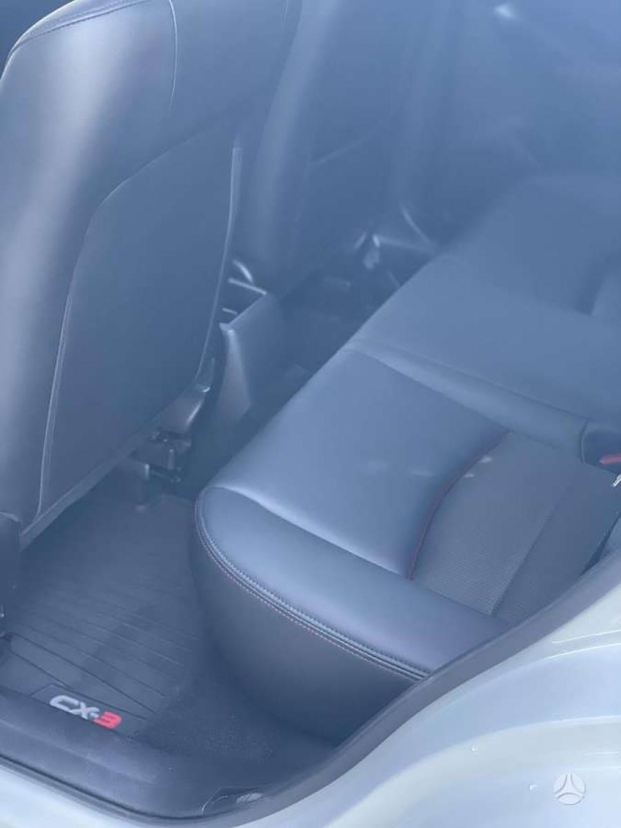 Grey Mazda CX-3 2016 in Taurage, with an engine capacity of 1.50 L and mileage of 183 thousand km for 8200 €, photo 13 on AUTOMOTO.COM.LV
