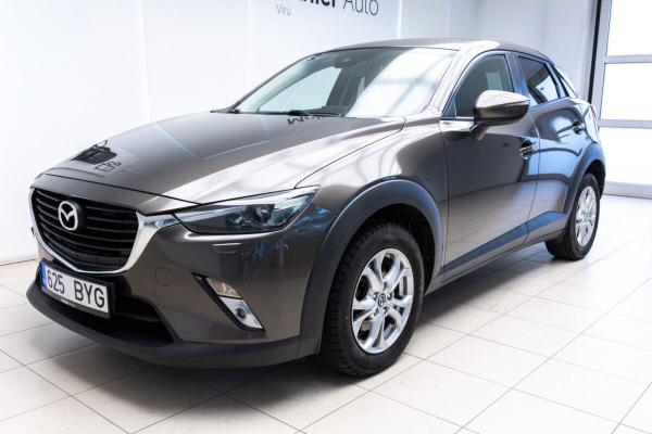 Grey Mazda CX-3 2018 in Johvi, with an engine capacity of 2.00 L and mileage of 115 thousand km for 14000 €, photo 2 on AUTOMOTO.COM.LV