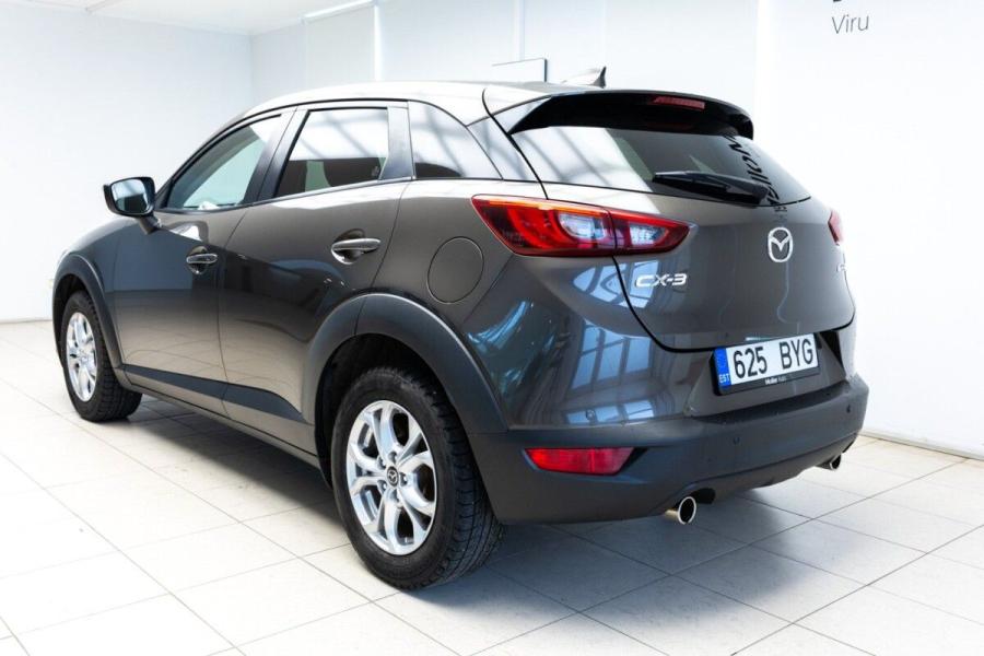 Pelēks Mazda CX-3 2018 Jehvi, ar dzinēja tilpumu 2.00 L un nobraukumu 115 tūkst. km par 14000 €, foto 7 vietnē AUTOMOTO.COM.LV