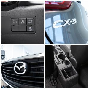 Pelēks Mazda CX-3 2018 Jehvi, ar dzinēja tilpumu 2.00 L un nobraukumu 115 tūkst. km par 14000 €, foto 19 vietnē AUTOMOTO.COM.LV