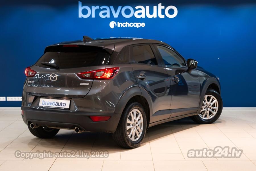 Pelēks Mazda CX-3 2017 Tallina, ar dzinēja tilpumu 2.00 L un nobraukumu 125 tūkst. km par 10990 €, foto 3 vietnē AUTOMOTO.COM.LV