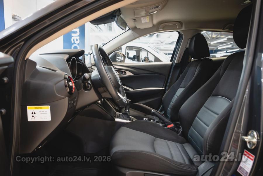 Pelēks Mazda CX-3 2017 Tallina, ar dzinēja tilpumu 2.00 L un nobraukumu 125 tūkst. km par 10990 €, foto 6 vietnē AUTOMOTO.COM.LV