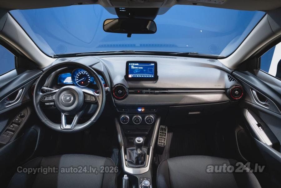 Pelēks Mazda CX-3 2017 Tallina, ar dzinēja tilpumu 2.00 L un nobraukumu 125 tūkst. km par 10990 €, foto 8 vietnē AUTOMOTO.COM.LV