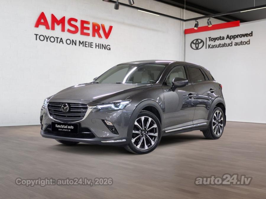 Grey Mazda CX-3 2021 in Tallinn, with an engine capacity of 2.00 L and mileage of 44 thousand km for 17490 €, photo 1 on AUTOMOTO.COM.LV