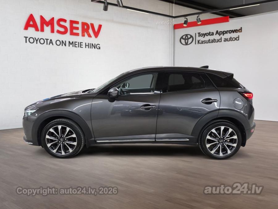 Grey Mazda CX-3 2021 in Tallinn, with an engine capacity of 2.00 L and mileage of 44 thousand km for 17490 €, photo 4 on AUTOMOTO.COM.LV