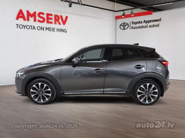 Grey Mazda CX-3 2021 in Tallinn, with an engine capacity of 2.00 L and mileage of 44 thousand km for 17490 €, photo 4 on AUTOMOTO.COM.LV