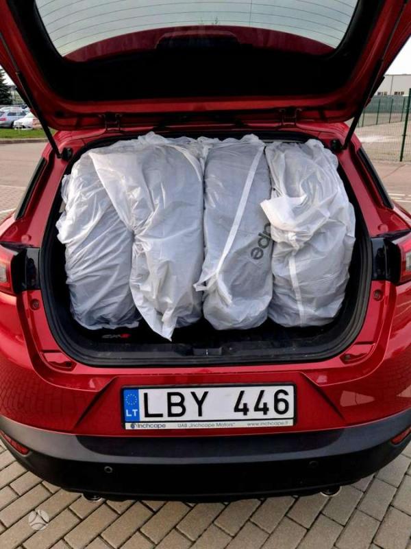 Sarkans Mazda CX-3 2015 Klaipėda, ar dzinēja tilpumu 1.50 L un nobraukumu 109 tūkst. km par 9750 €, foto 11 vietnē AUTOMOTO.COM.LV
