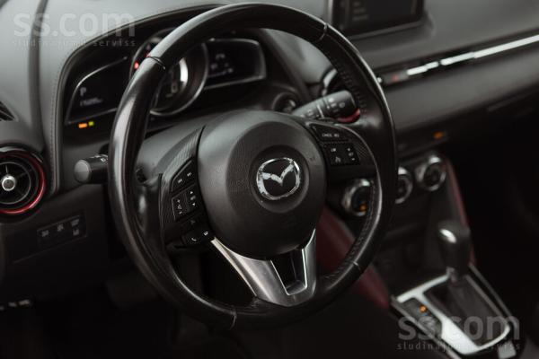 Red Mazda CX-3 2016 in Riga, with an engine capacity of 1.50 L and mileage of 0 thousand km for 11550 €, photo 10 on AUTOMOTO.COM.LV
