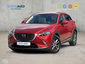 Sarkans Mazda CX-3 2016 Kauņa, ar dzinēja tilpumu 2.00 L un nobraukumu 104 tūkst. km par 14971 €, foto  vietnē AUTOMOTO.COM.LV