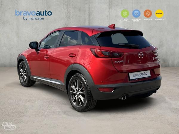 Sarkans Mazda CX-3 2016 Kauņa, ar dzinēja tilpumu 2.00 L un nobraukumu 104 tūkst. km par 14971 €, foto 3 vietnē AUTOMOTO.COM.LV
