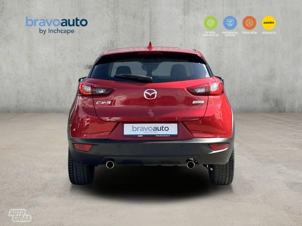 Sarkans Mazda CX-3 2016 Kauņa, ar dzinēja tilpumu 2.00 L un nobraukumu 104 tūkst. km par 14971 €, foto 4 vietnē AUTOMOTO.COM.LV