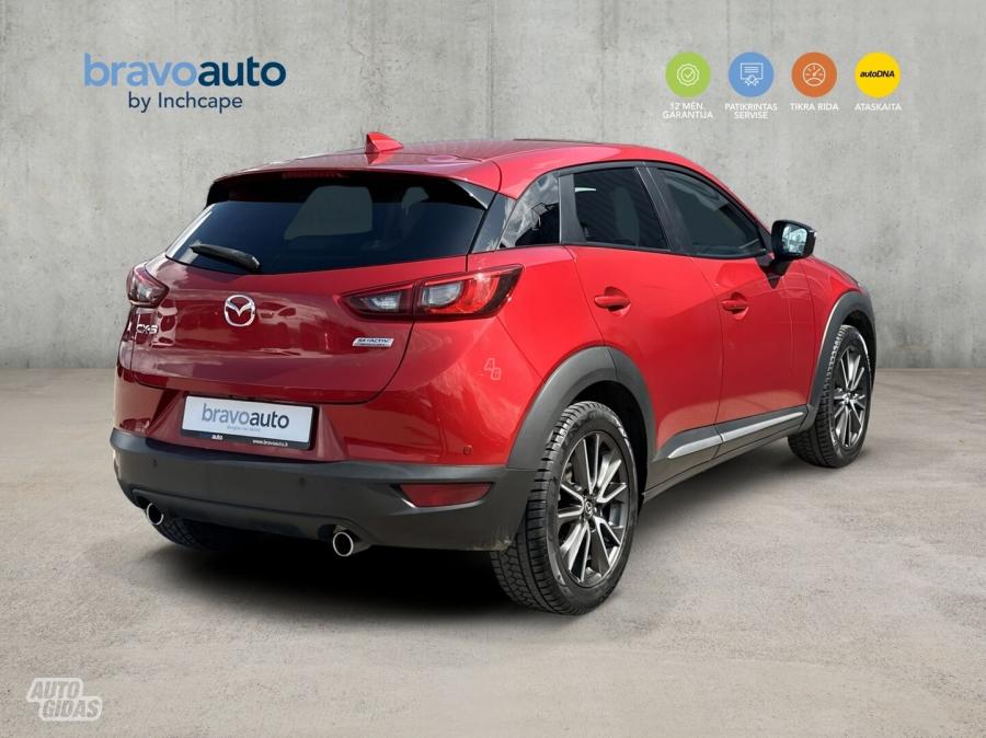 Sarkans Mazda CX-3 2016 Kauņa, ar dzinēja tilpumu 2.00 L un nobraukumu 104 tūkst. km par 14971 €, foto 6 vietnē AUTOMOTO.COM.LV