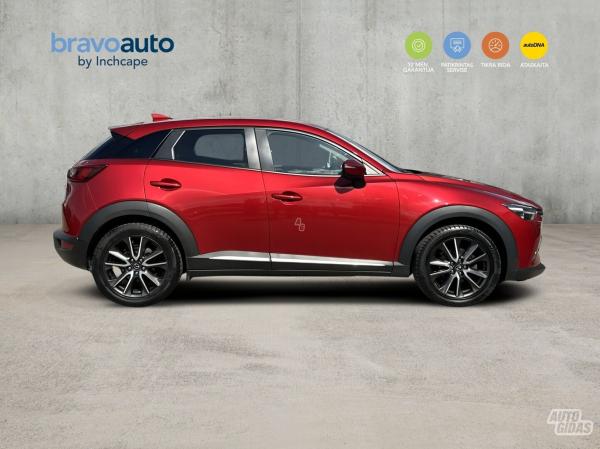 Sarkans Mazda CX-3 2016 Kauņa, ar dzinēja tilpumu 2.00 L un nobraukumu 104 tūkst. km par 14971 €, foto 6 vietnē AUTOMOTO.COM.LV
