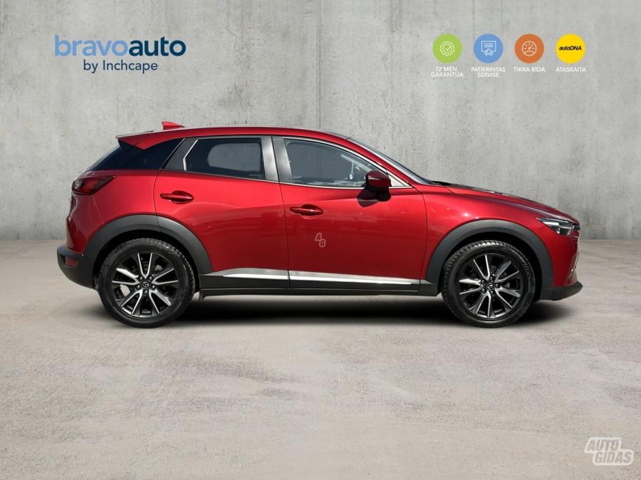 Sarkans Mazda CX-3 2016 Kauņa, ar dzinēja tilpumu 2.00 L un nobraukumu 104 tūkst. km par 14971 €, foto 7 vietnē AUTOMOTO.COM.LV