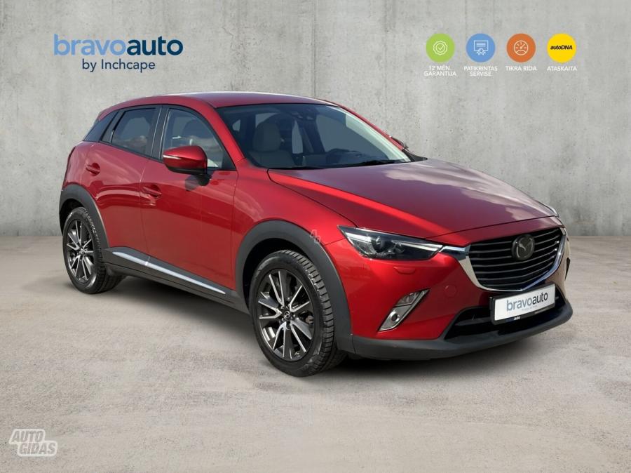 Sarkans Mazda CX-3 2016 Kauņa, ar dzinēja tilpumu 2.00 L un nobraukumu 104 tūkst. km par 14971 €, foto 8 vietnē AUTOMOTO.COM.LV