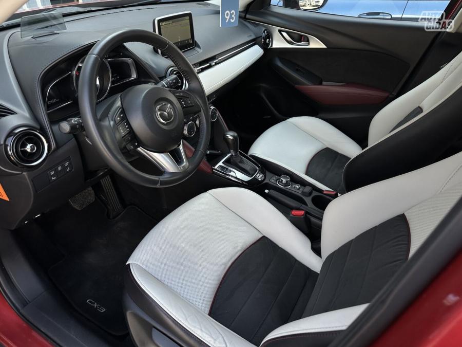 Sarkans Mazda CX-3 2016 Kauņa, ar dzinēja tilpumu 2.00 L un nobraukumu 104 tūkst. km par 14971 €, foto 10 vietnē AUTOMOTO.COM.LV