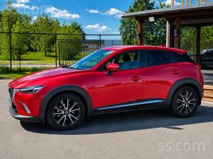 Red Mazda CX-3 2016 in Riga, with an engine capacity of 1.50 L and mileage of 176 thousand km for 10450 €, photo 3 on AUTOMOTO.COM.LV