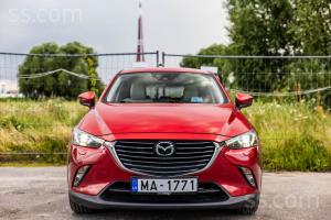 Sarkans Mazda CX-3 2016 Rīga, ar dzinēja tilpumu 1.50 L un nobraukumu 165 tūkst. km par 10990 €, foto 4 vietnē AUTOMOTO.COM.LV
