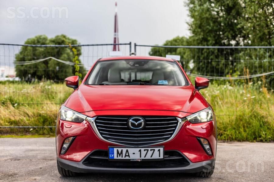 Sarkans Mazda CX-3 2016 Rīga, ar dzinēja tilpumu 1.50 L un nobraukumu 165 tūkst. km par 10990 €, foto 4 vietnē AUTOMOTO.COM.LV