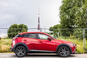 Sarkans Mazda CX-3 2016 Rīga, ar dzinēja tilpumu 1.50 L un nobraukumu 165 tūkst. km par 10990 €, foto 6 vietnē AUTOMOTO.COM.LV