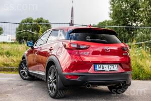 Sarkans Mazda CX-3 2016 Rīga, ar dzinēja tilpumu 1.50 L un nobraukumu 165 tūkst. km par 10990 €, foto 7 vietnē AUTOMOTO.COM.LV