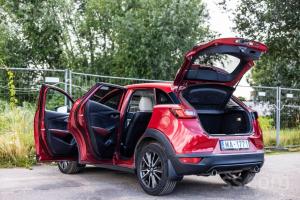 Sarkans Mazda CX-3 2016 Rīga, ar dzinēja tilpumu 1.50 L un nobraukumu 165 tūkst. km par 10990 €, foto 10 vietnē AUTOMOTO.COM.LV