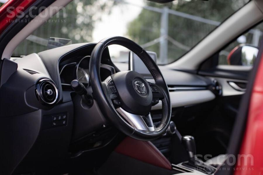Sarkans Mazda CX-3 2016 Rīga, ar dzinēja tilpumu 1.50 L un nobraukumu 165 tūkst. km par 10990 €, foto 13 vietnē AUTOMOTO.COM.LV