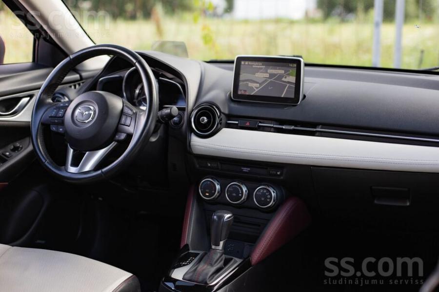 Sarkans Mazda CX-3 2016 Rīga, ar dzinēja tilpumu 1.50 L un nobraukumu 165 tūkst. km par 10990 €, foto 31 vietnē AUTOMOTO.COM.LV