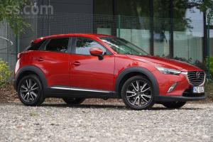 Sarkans Mazda CX-3 2016 Rīga, ar dzinēja tilpumu 1.50 L un nobraukumu 191 tūkst. km par 9990 €, foto 4 vietnē AUTOMOTO.COM.LV