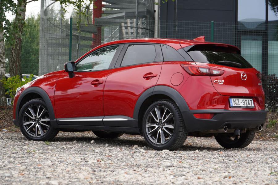 Sarkans Mazda CX-3 2016 Rīga, ar dzinēja tilpumu 1.50 L un nobraukumu 191 tūkst. km par 9990 €, foto 9 vietnē AUTOMOTO.COM.LV