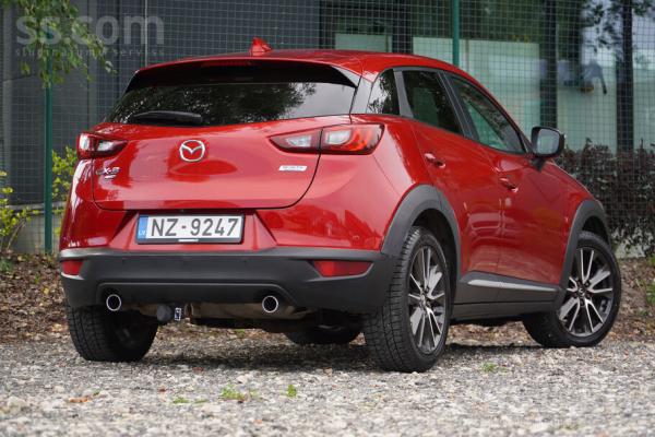 Sarkans Mazda CX-3 2016 Rīga, ar dzinēja tilpumu 1.50 L un nobraukumu 191 tūkst. km par 9990 €, foto 10 vietnē AUTOMOTO.COM.LV