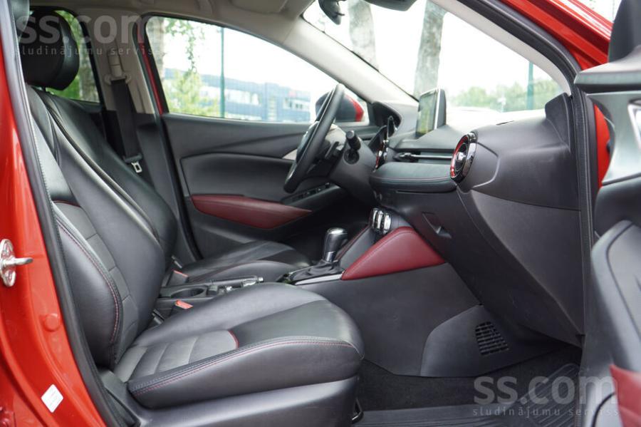 Sarkans Mazda CX-3 2016 Rīga, ar dzinēja tilpumu 1.50 L un nobraukumu 191 tūkst. km par 9990 €, foto 24 vietnē AUTOMOTO.COM.LV