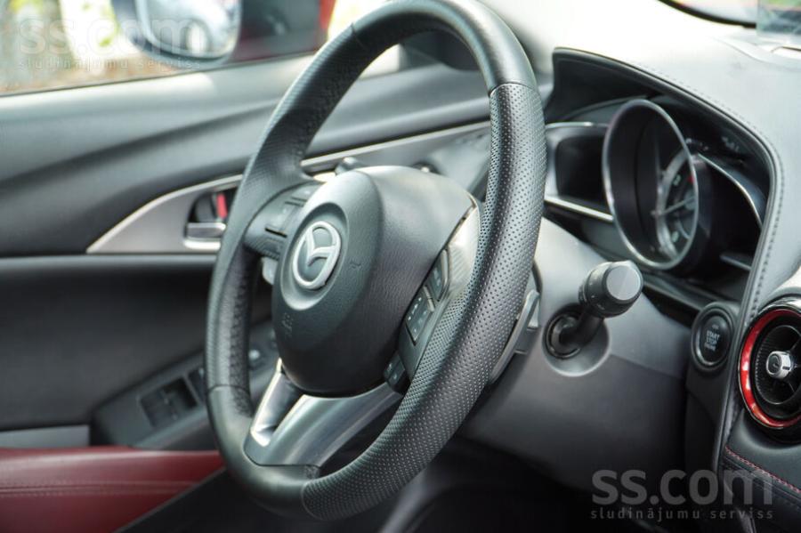 Sarkans Mazda CX-3 2016 Rīga, ar dzinēja tilpumu 1.50 L un nobraukumu 191 tūkst. km par 9990 €, foto 27 vietnē AUTOMOTO.COM.LV